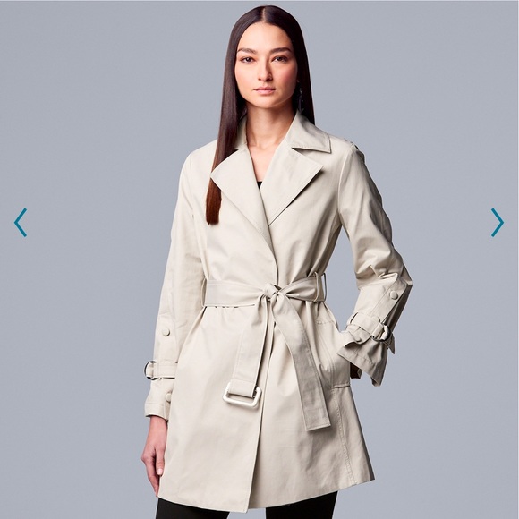 Simply Vera Vera Wang | Jackets & Coats | Simply Vera Vera Wang Trench ...